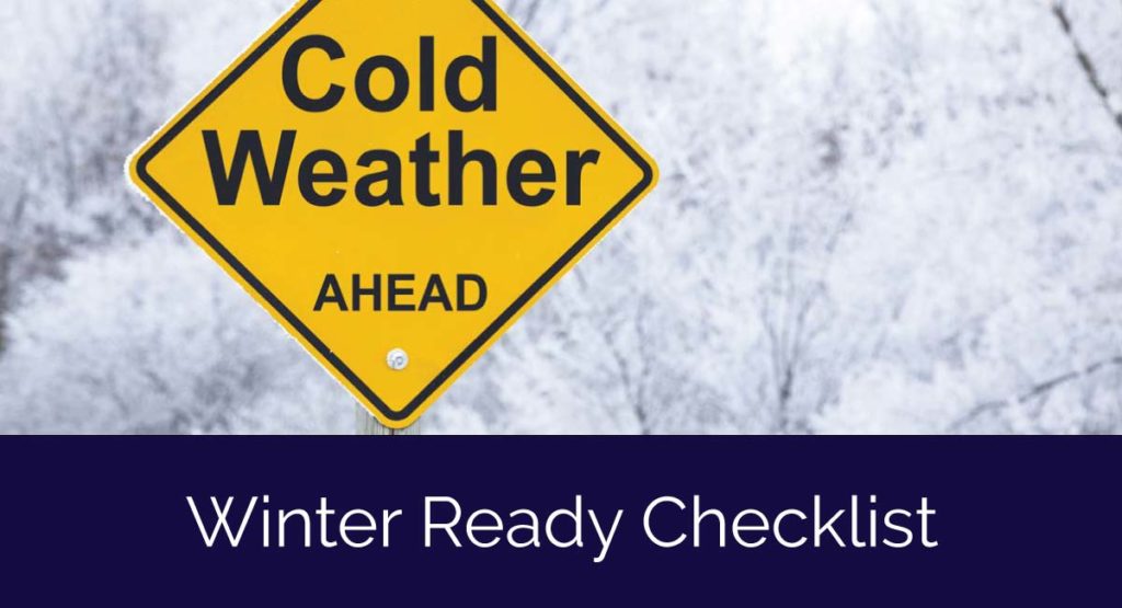 Winter Preparedness Checklist | Physical Plant